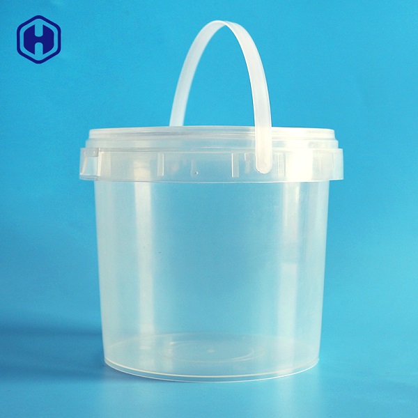 Waterproof IML Bucket 2 Litre Hot Filling Eco Friendly Cookie Packaging