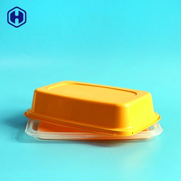 Non Spill IML Plastic Containers Lightweight Disposable Plastic Box