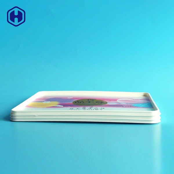 Thin Wall IML Box Lightweight Colorful Square Plastic Food Containers