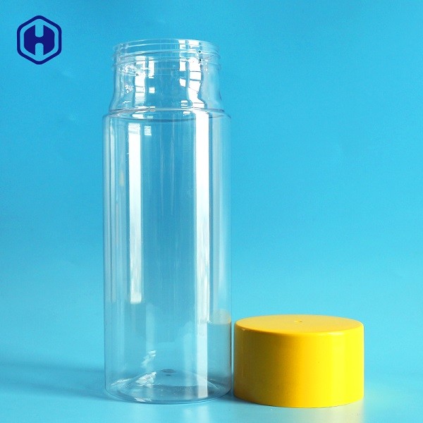 Cylinder Plastic Biscuit Containers With Screw On Lids Sturdy Non Spill